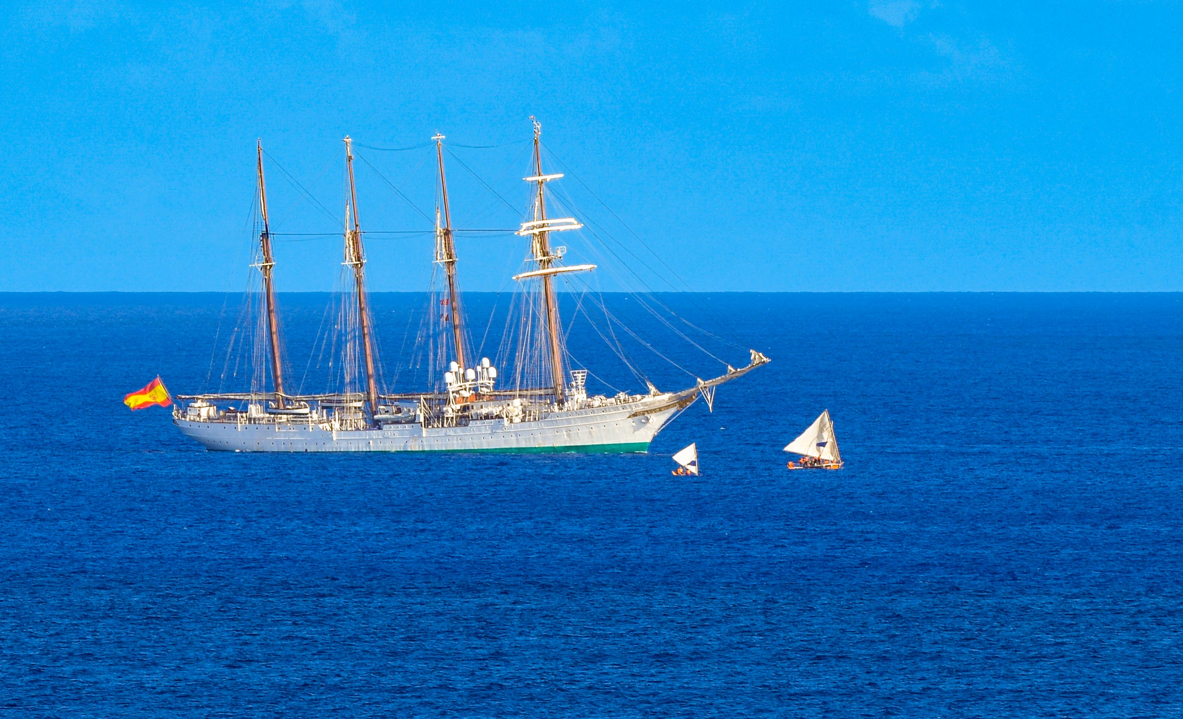 Spanish tall ship arrives in Guam waters | Local News | guampdn.com