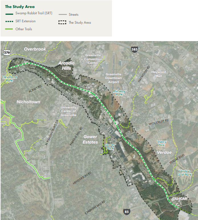 Swamp Rabbit Trail extension to run with tunnel at Greenville SC park