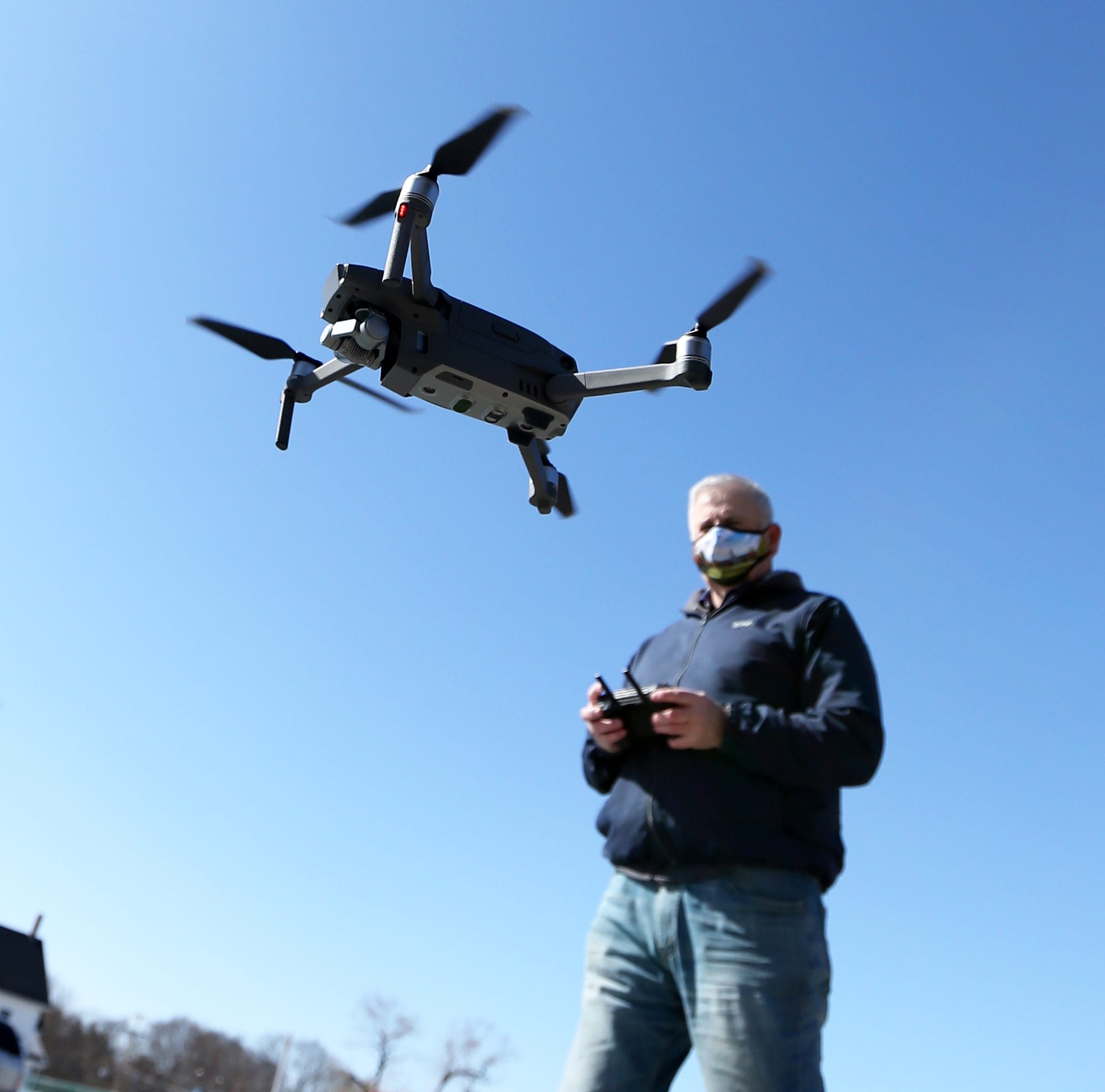 NH drone photography, John Gisis Rochester bird's eye view, Seacoast