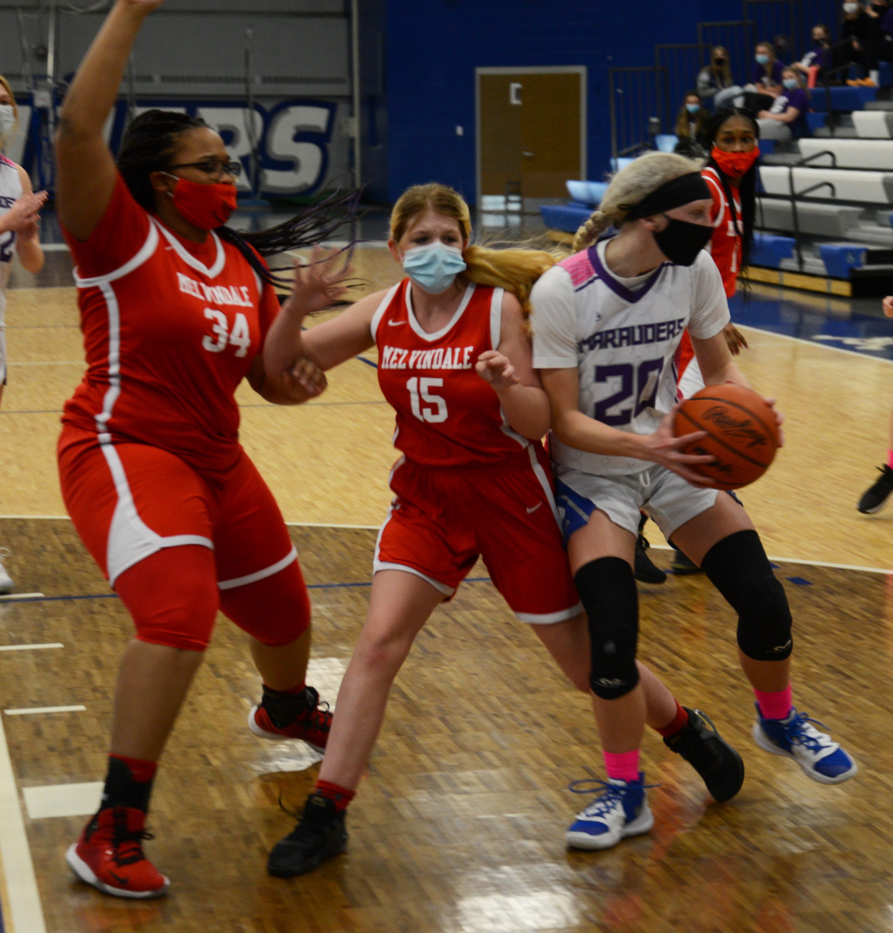 GIRLS BASKETBALL: Carlson takes cancer game personally; Bedford wins