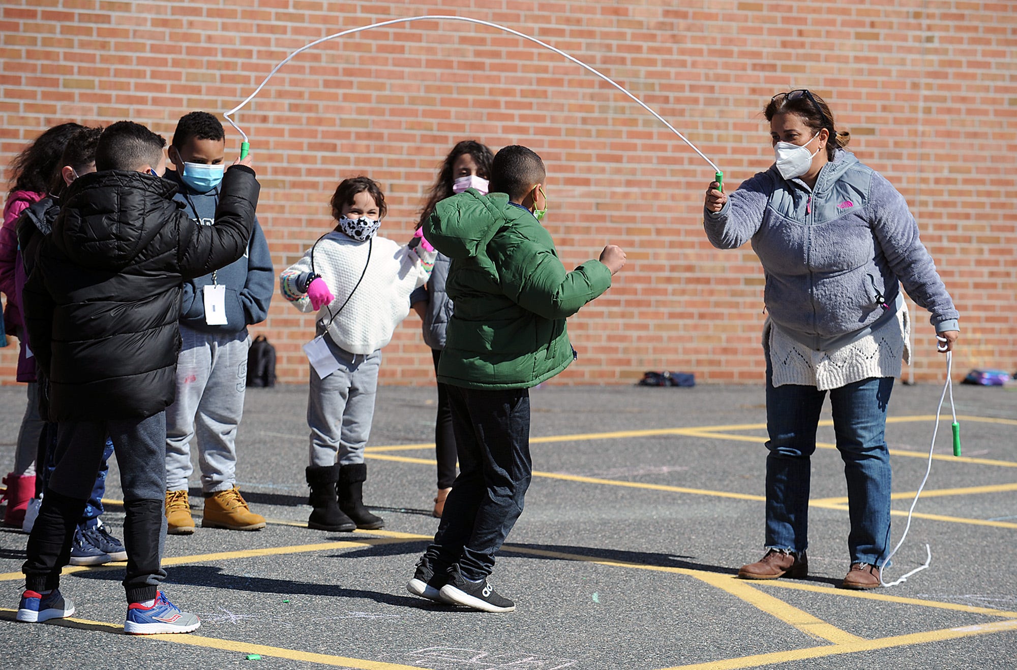 After nearly a year of social distancing, Framingham students settle ...