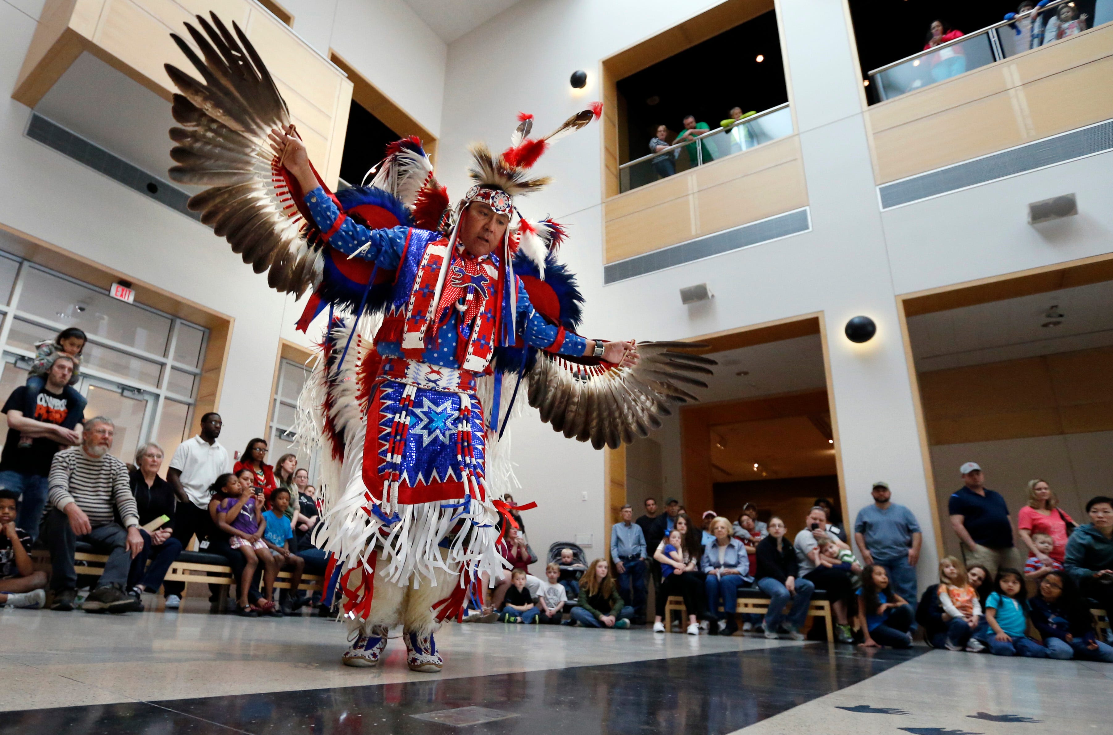 What's the regalia of a tribal fancy dancer made of?