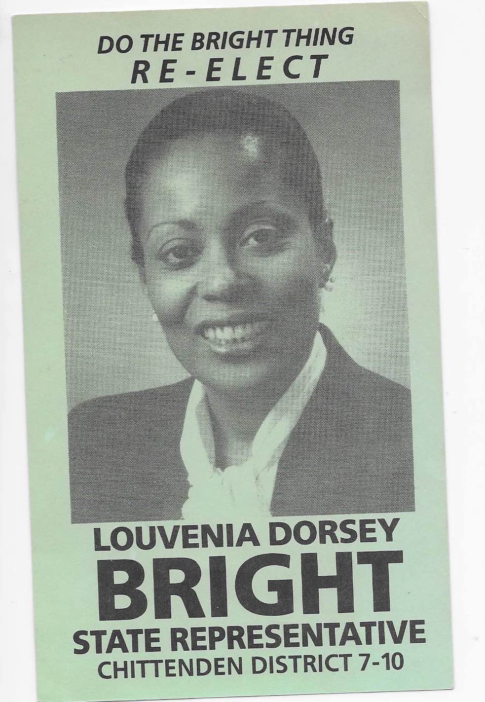 Legacy of Louvenia Dorsey Bright in Vermont inspires new institute