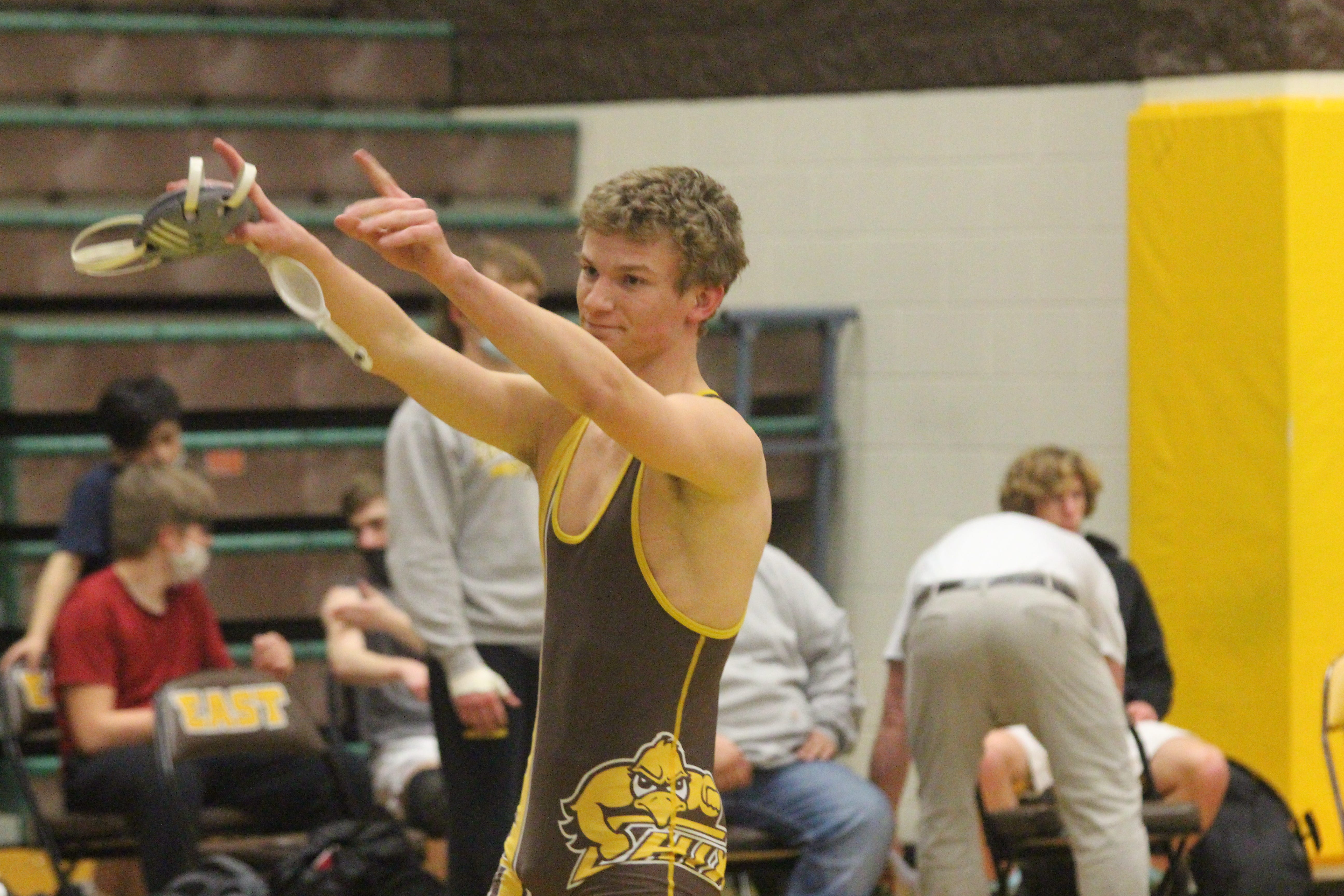 Zeeland East's Carter Hinson is the Sentinel's Wrestler of the Year