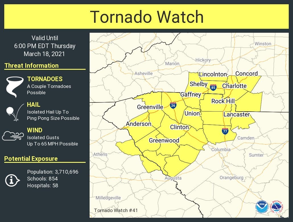 Severe weather in SC: Live coverage from Greenville and across Upstate