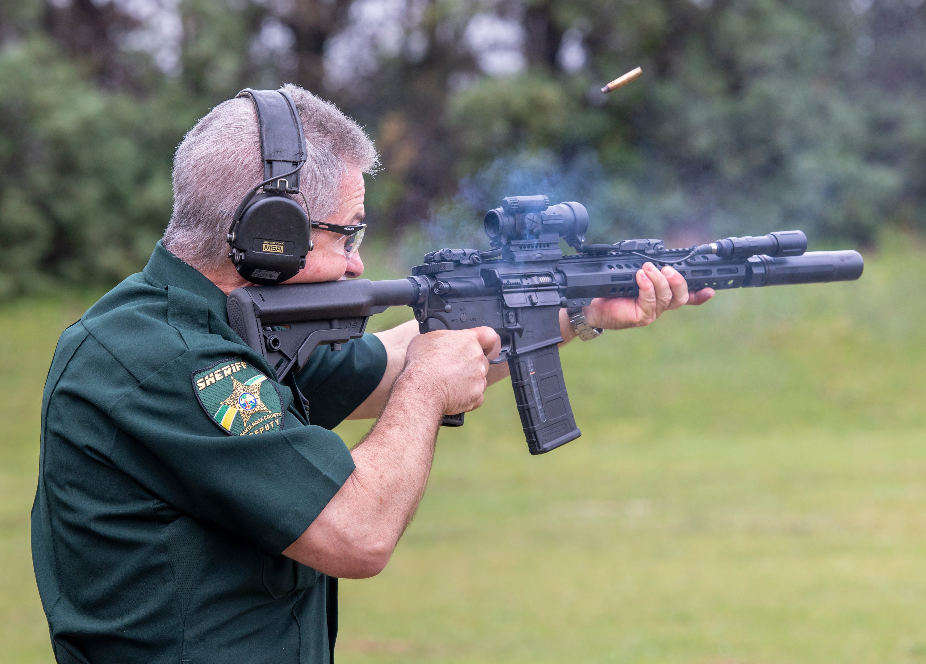 Santa Rosa Sheriff's Office deputies training to use new AR-15 rifles