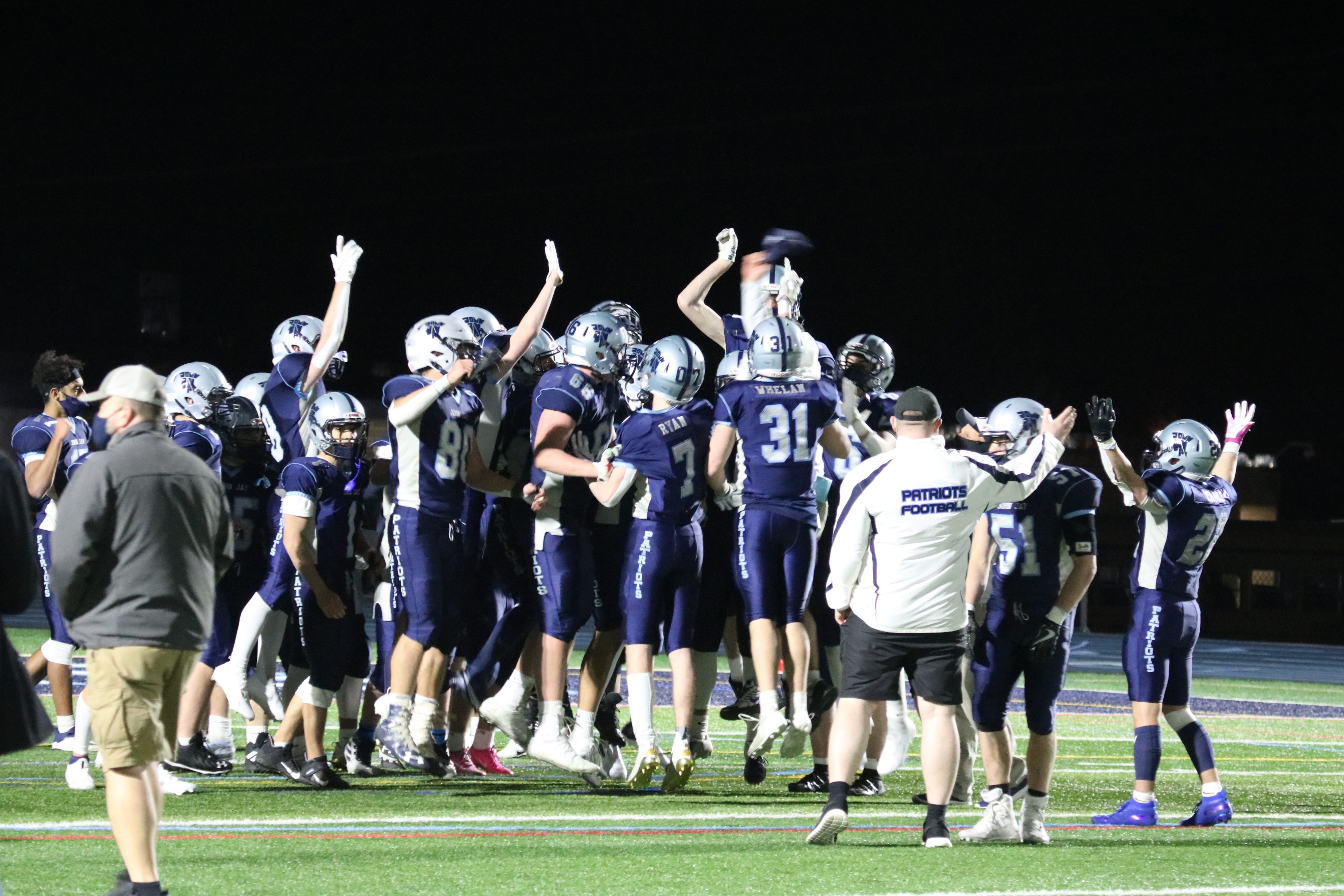 Football: With strong defense, John Jay slips past Fox Lane