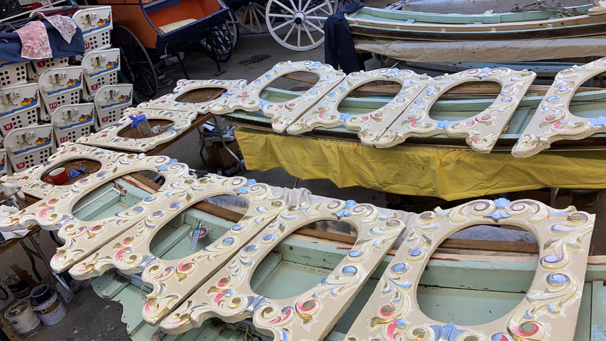 Nelis' Dutch Village restoring century-old carousel