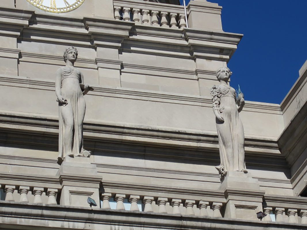 Historic Carnegie and Bull Street libraries; Rooftop tour from City Hall