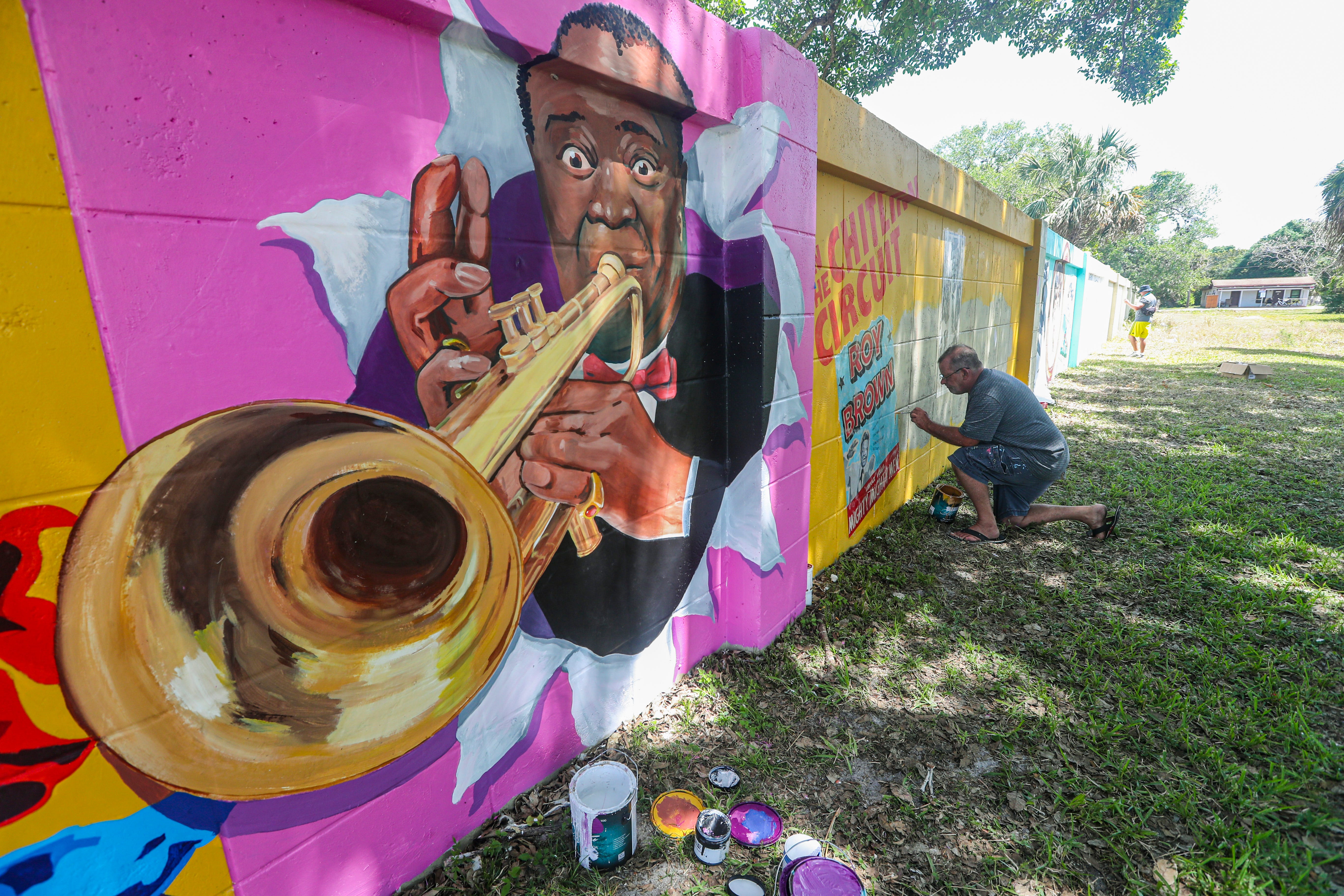 McCollum Hall murals show Dunbar's colorful past in Fort Myers