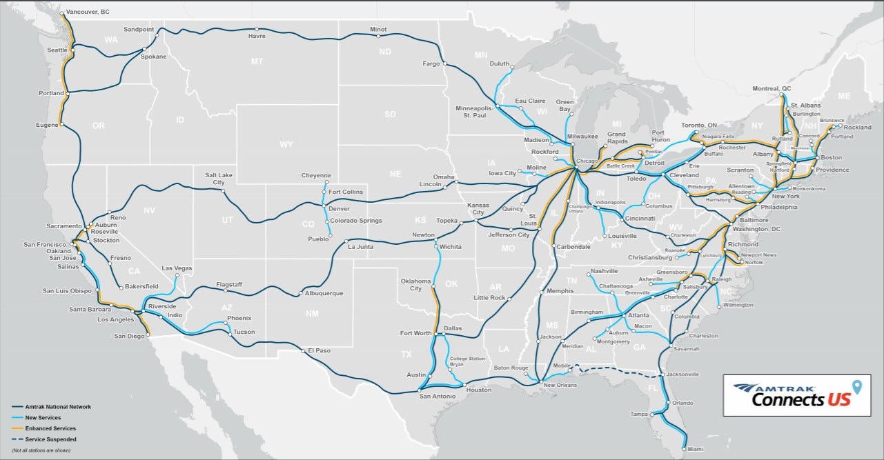New Amtrak route proposed for Greenville to Charlotte, Atlanta