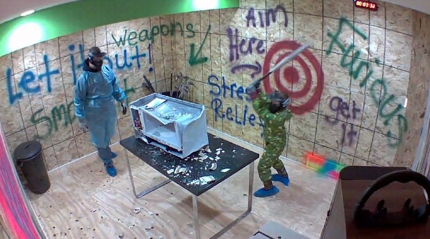 Wausau business: The Wreck Room rage room opens in Schofield