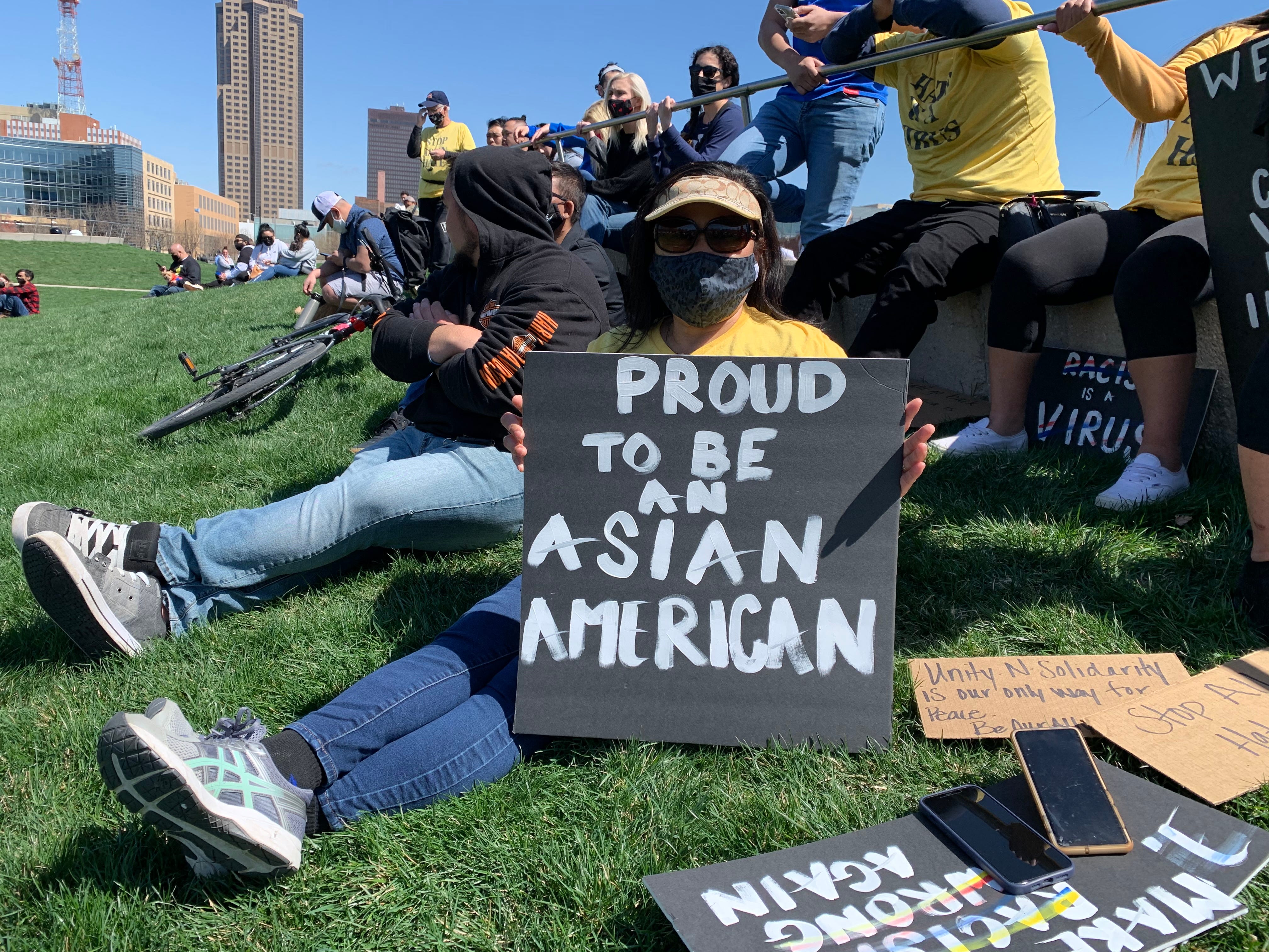 Iowa Solidarity Rally against anti-Asian hate draws hundreds in Des Moines