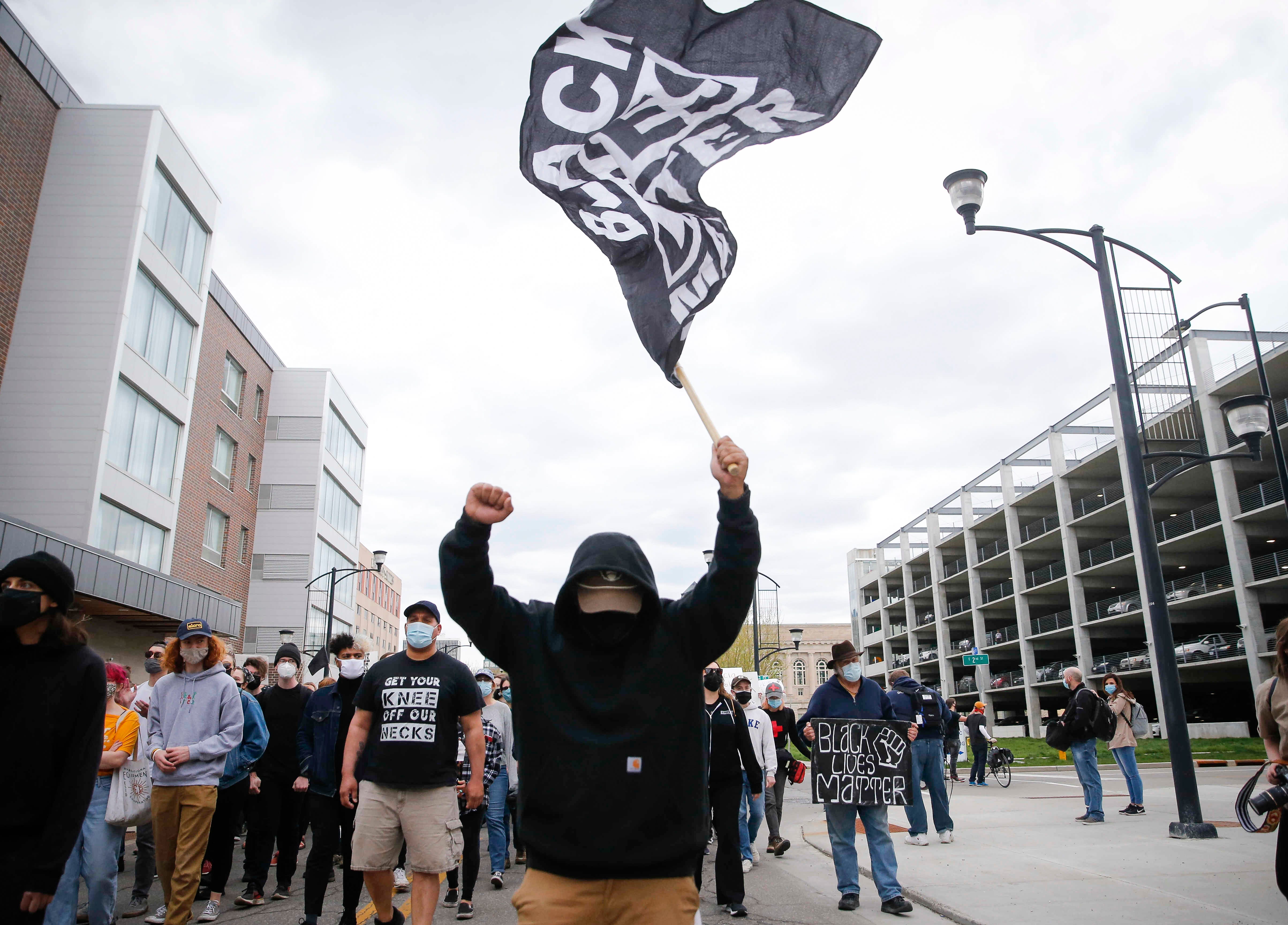 Des Moines marchers protest deaths at hands of police, shout victims' names