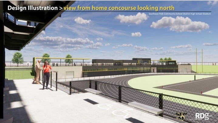 Here's a look at Southeast Polk's new $22.7M multipurpose stadium