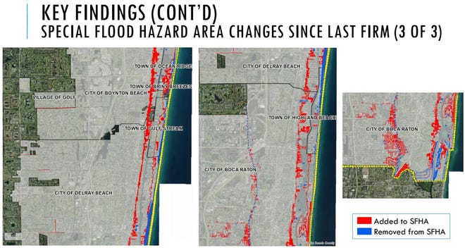 Palm Beach County properties added to FEMA flood zones in new update Palm Beach County properties added to FEMA flood zones in new update