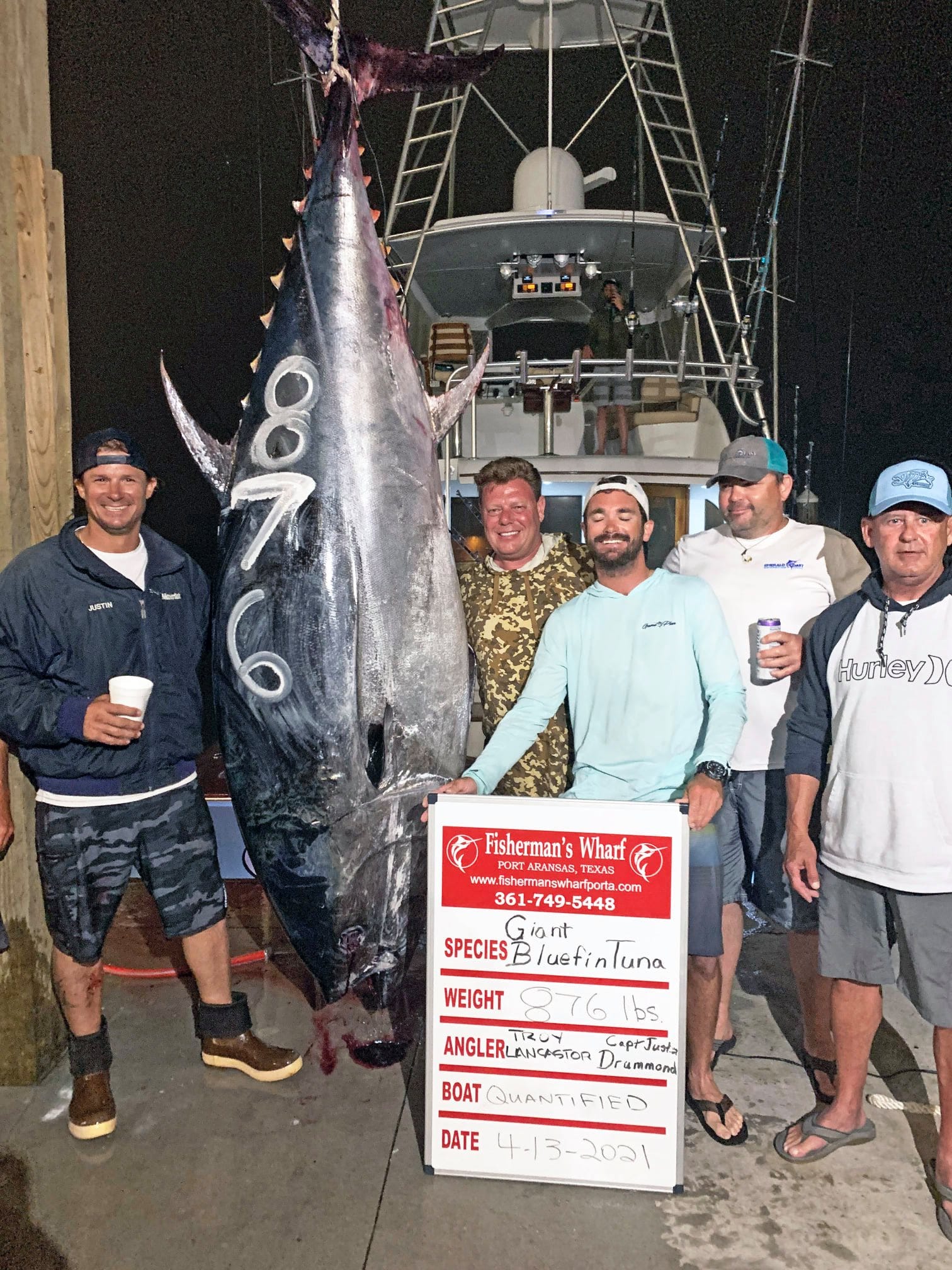 Port Aransas man reels in record-breaking bluefin tuna