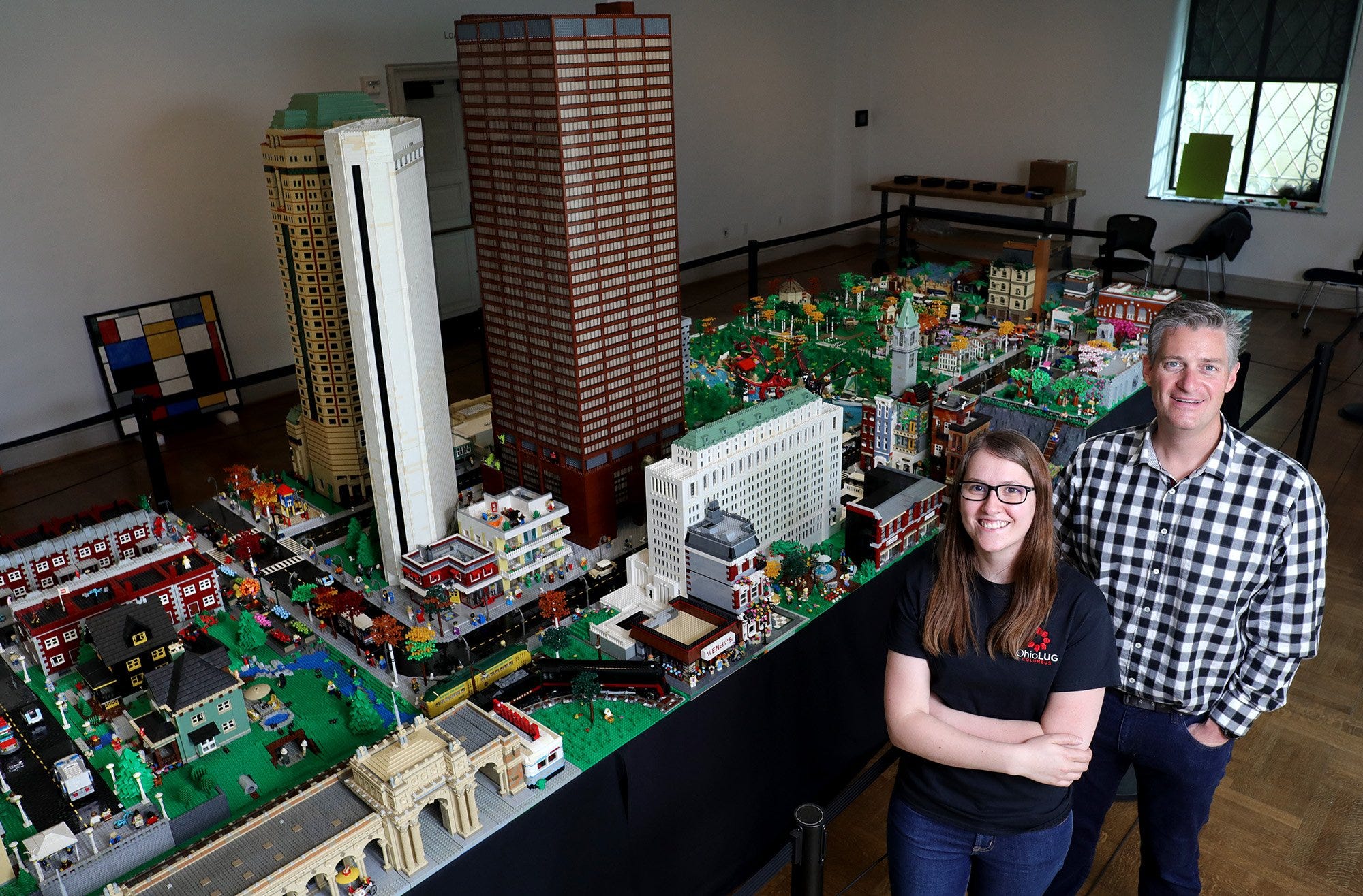 Lego exhibit at the museum a fine work of art