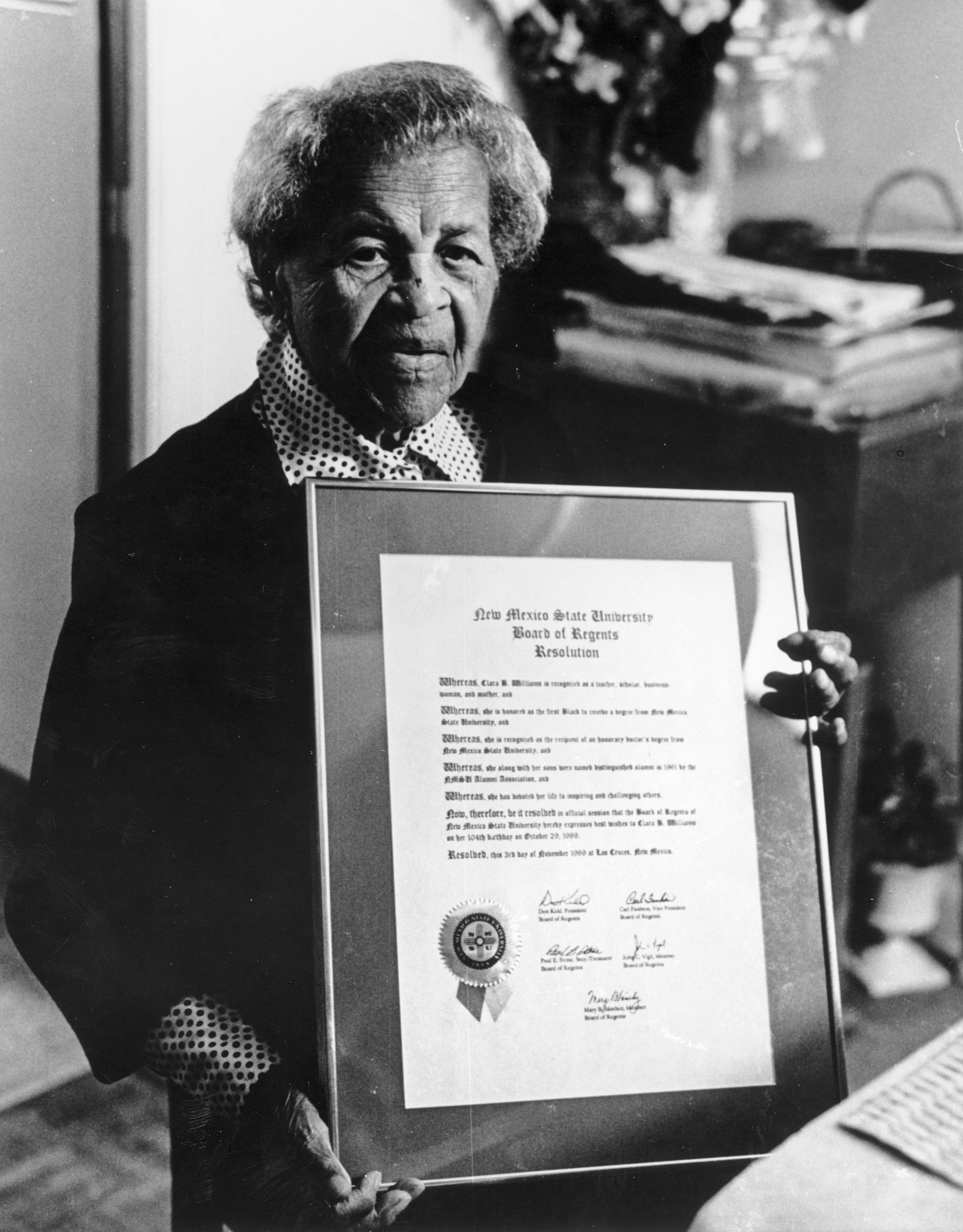 The Open Stacks: Clara Belle Williams first Black graduate of NMSU