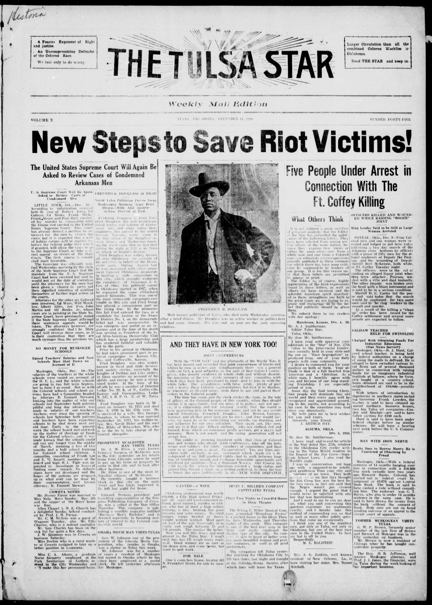 Racist headlines helped instigate Tulsa Race Massacre violence