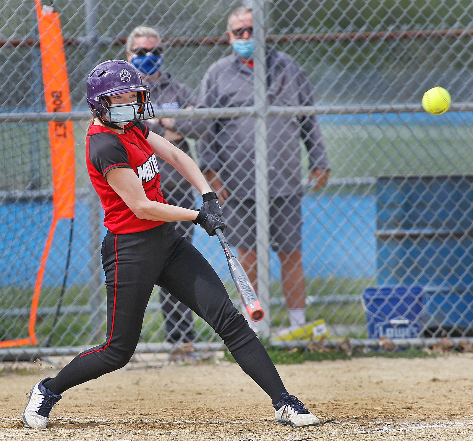 Carroll, Vaughn star at the plate to keep Milton softball unbeaten