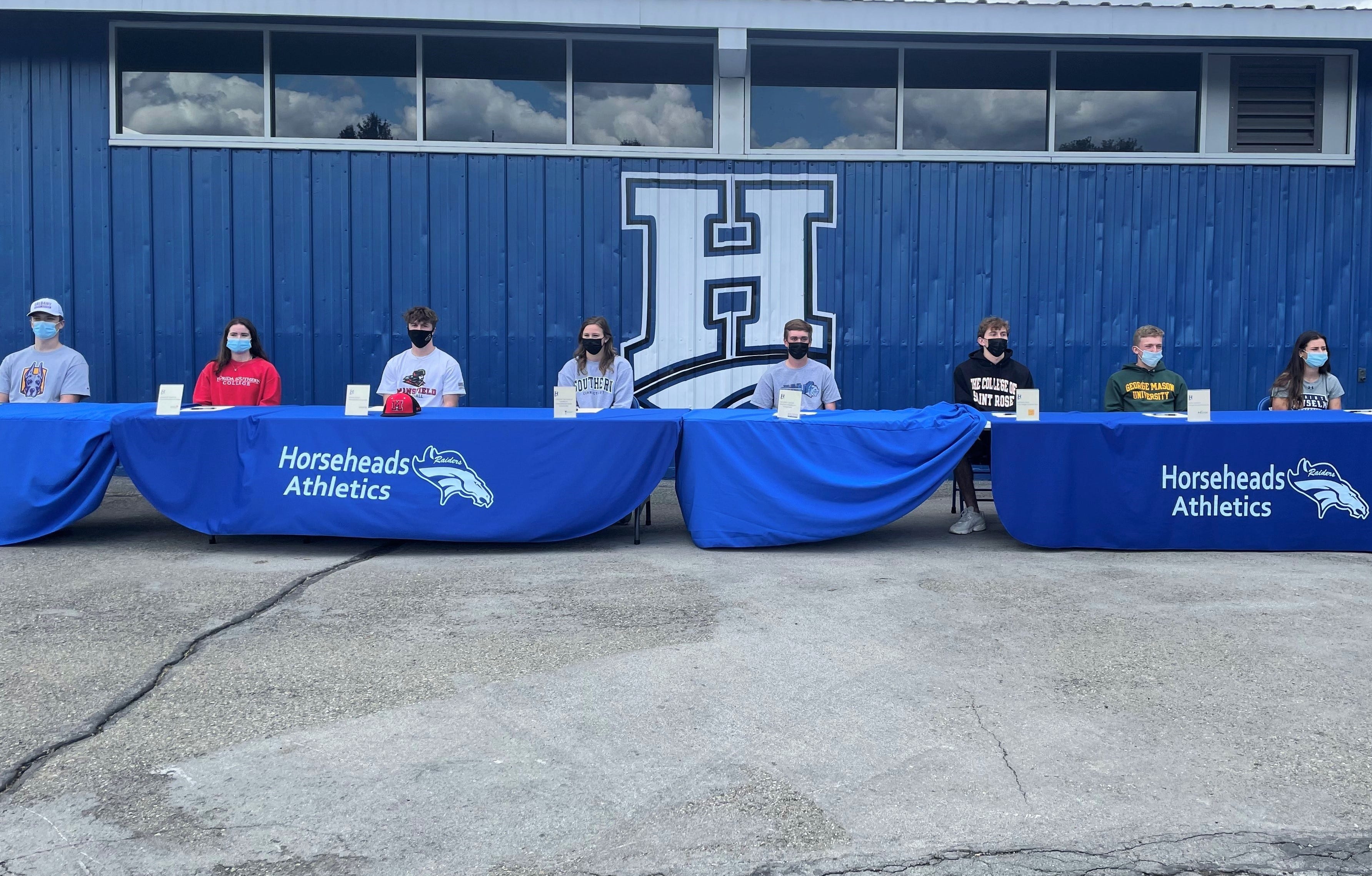 Horseheads High signing ceremony includes eight senior athletes