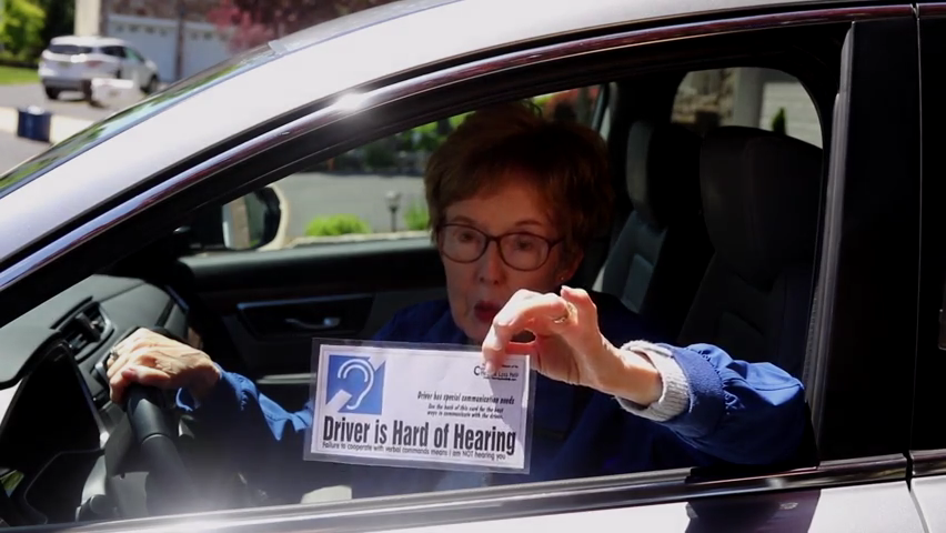 Hard-of-hearing and deaf driver safety when pulled over by NJ police