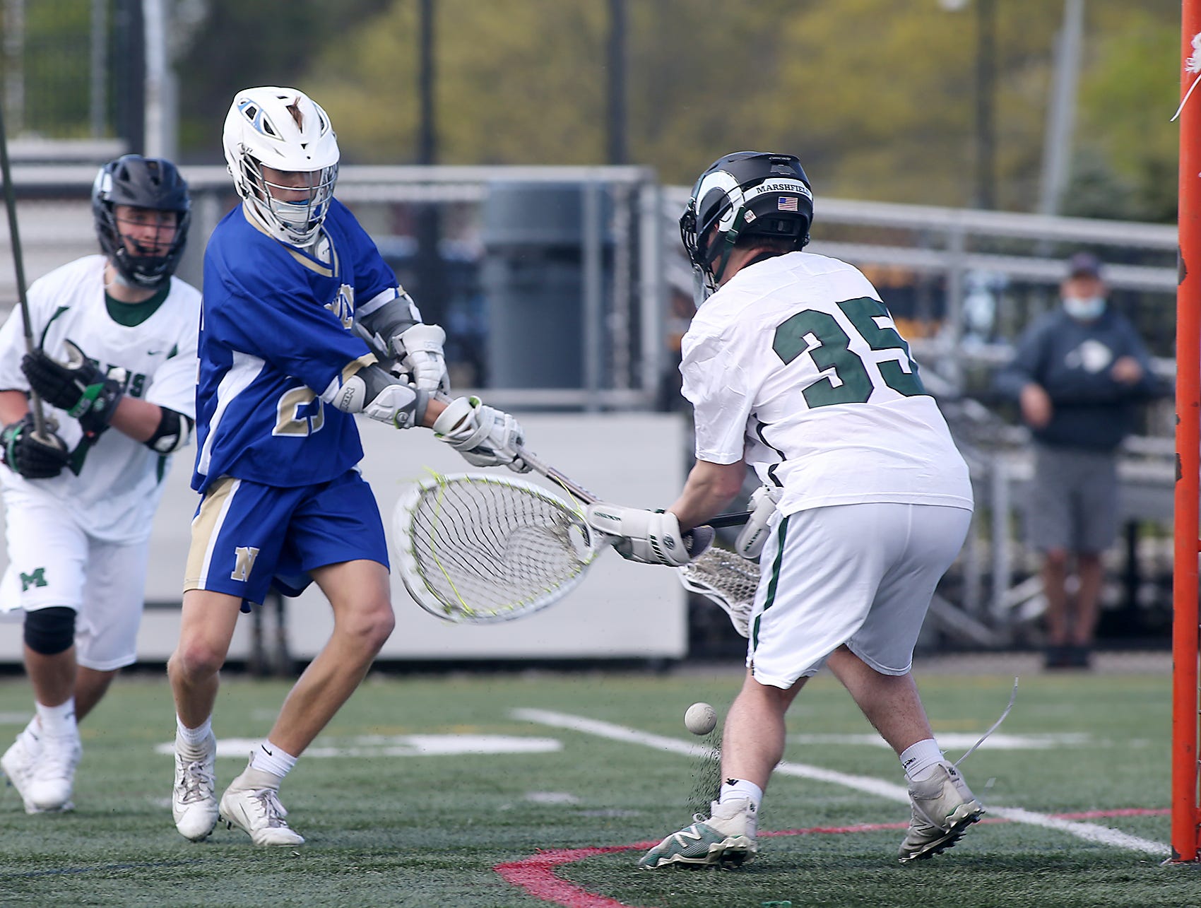 Marshfield boys lacrosse riding the wave as long as they can
