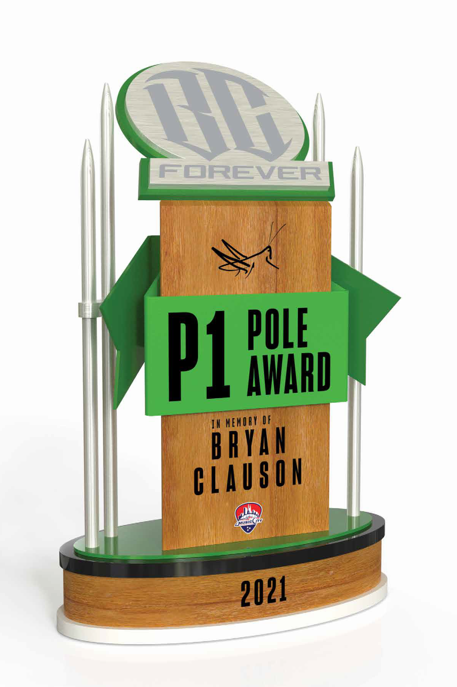 Bryan Clauson Pole Trophy to be given to Music City Grand Prix pole-sitter