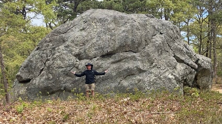 The biggest boulder on Cape Cod