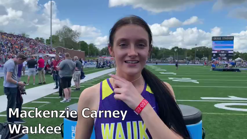 Waukee's Mackenzie Carney is perhaps Iowa's best girl hurdler, eyes a ...