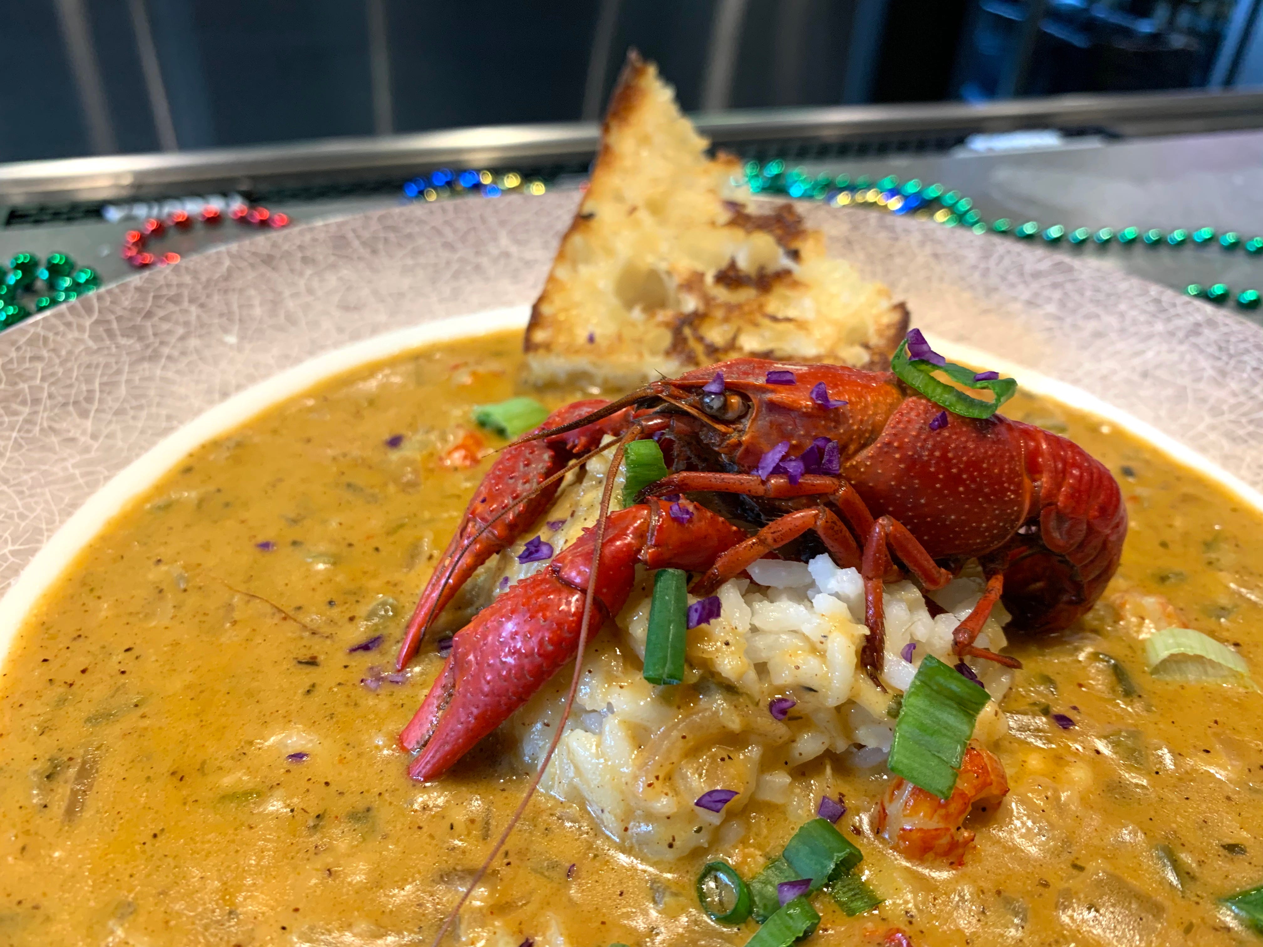 Sanibel restaurants: Bourbon Street and beach at MudBugs Cajun Kitchen