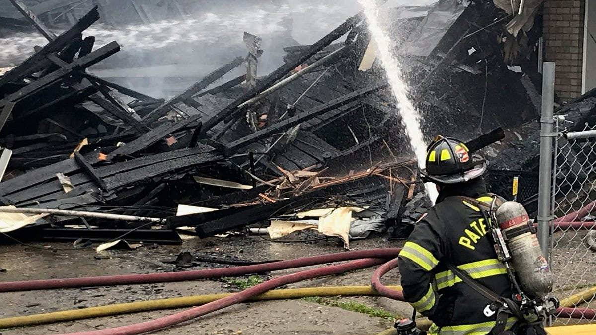Photos: Firefighters battle four-alarm blaze in Paterson NJ