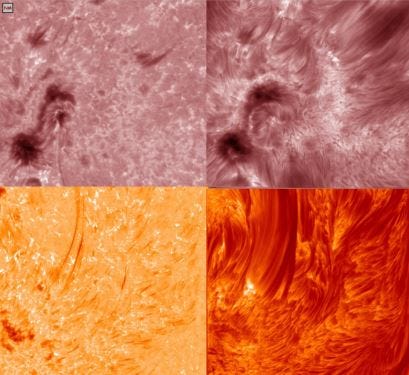 How do astronomers study the sun?