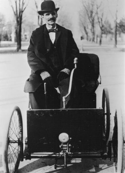Henry Ford's first four-wheel vehicle, the Quadricycle, changed lives