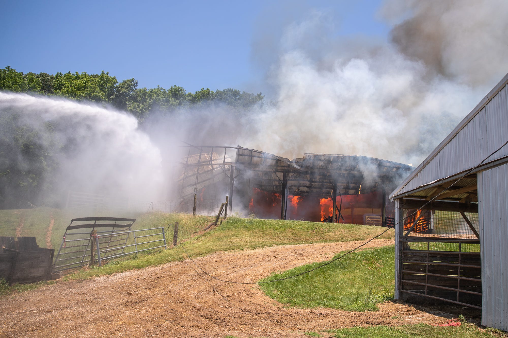 Berwick Township Barn near Hanover has Second alarm fire