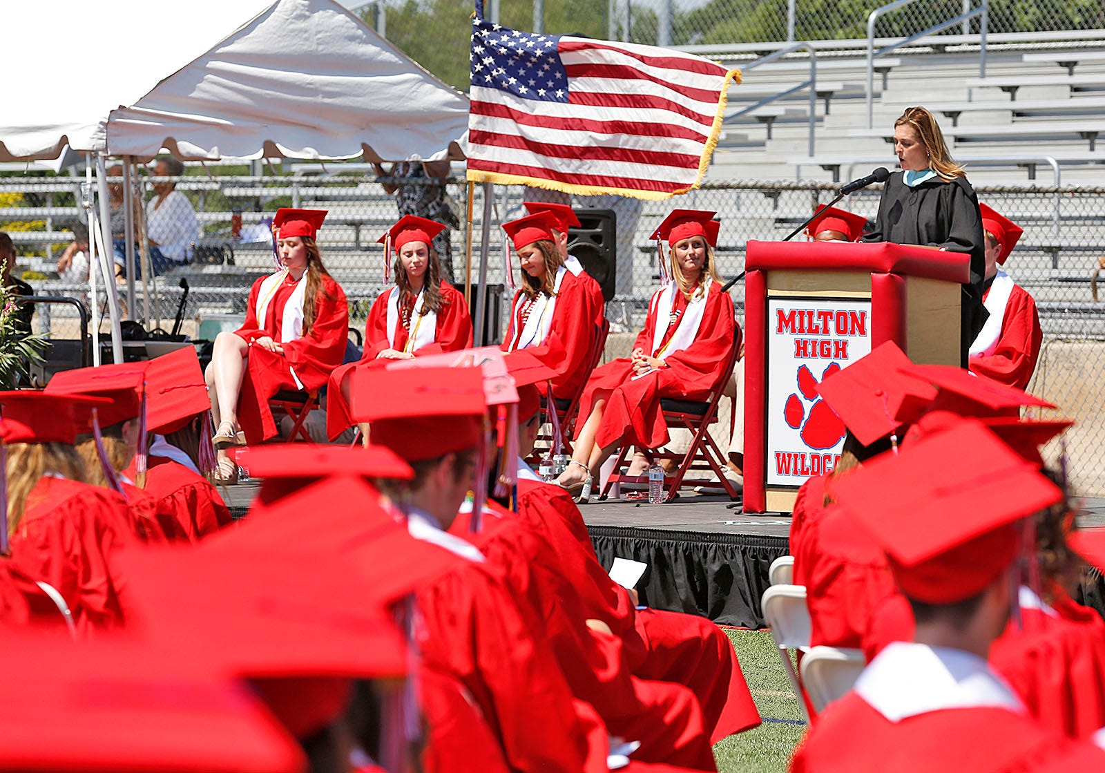Milton High School graduation class of 2021 patriot ledger