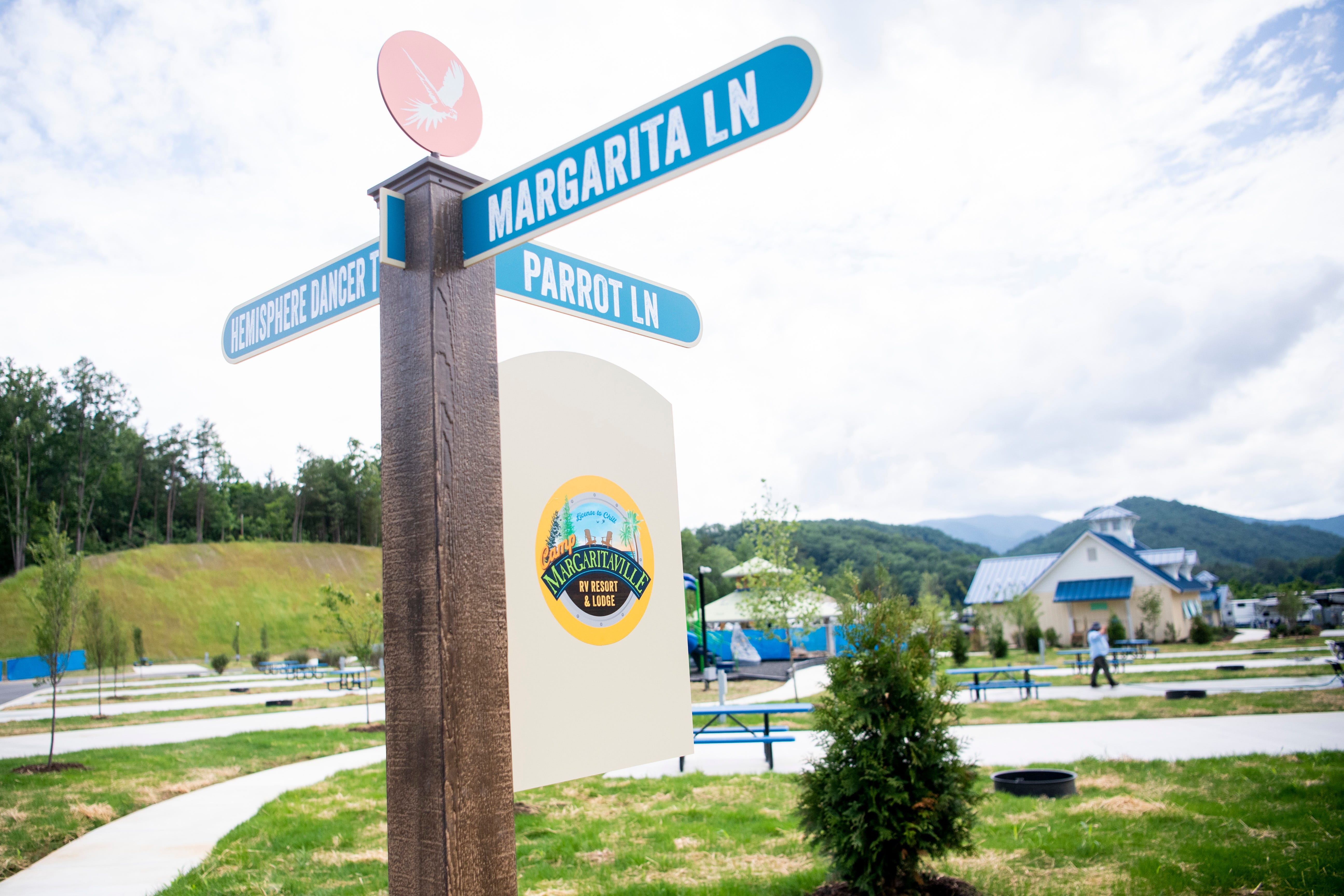 Inside Camp Margaritaville RV Resort in Pigeon Forge, Tennessee ...