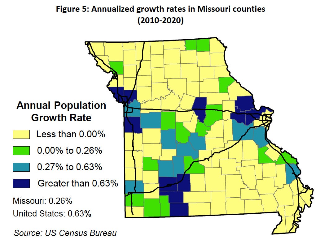 Springfield, Missouri is fastest-growing metro area in the state