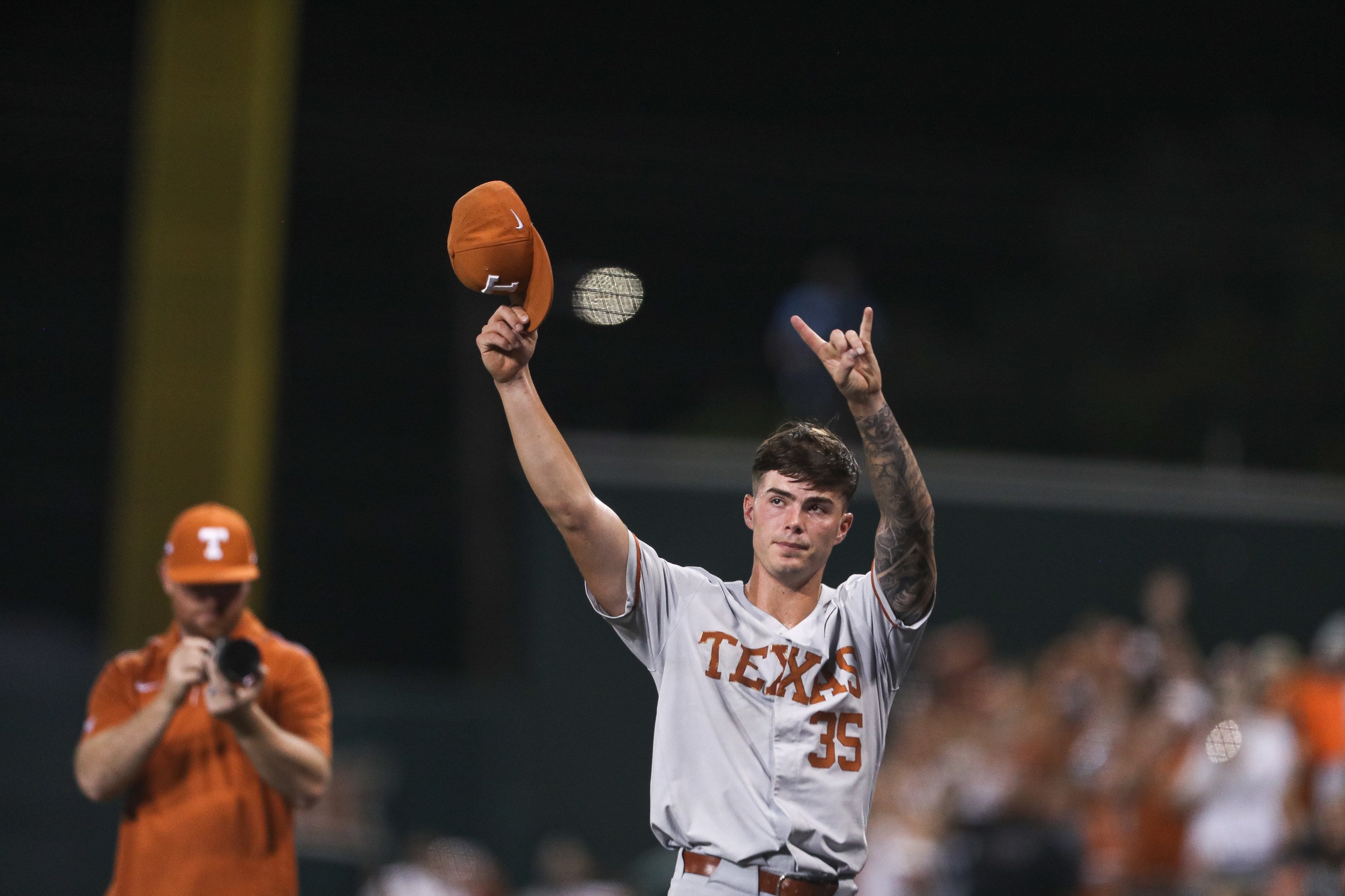 BASEBALL: Tristan Stevens decides to pitch at Texas again in 2022