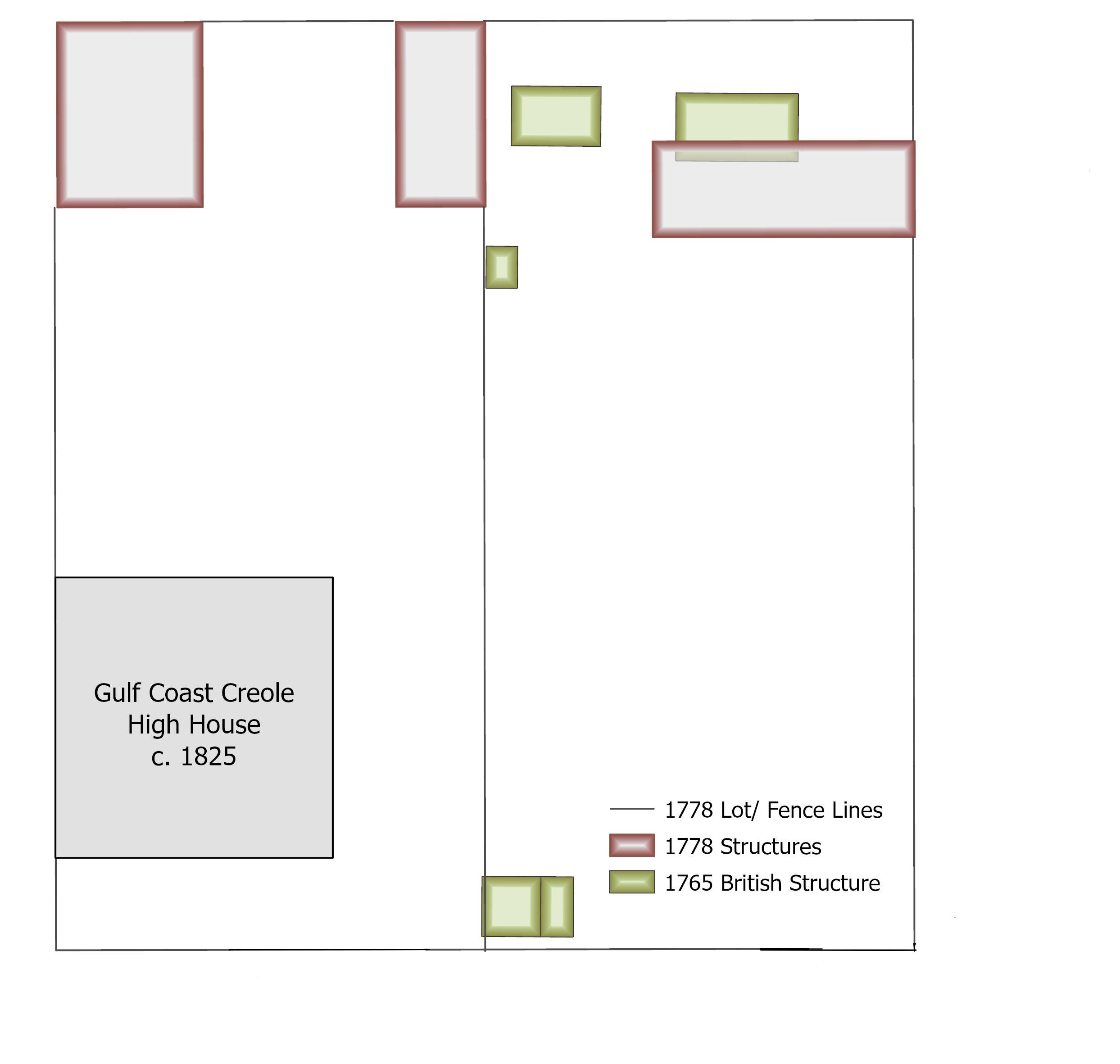 Archaeological traces of late colonial buildings linger in Pensacola