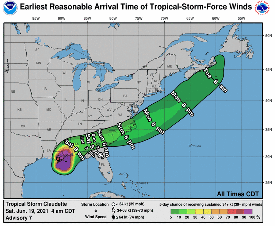 Potential Tropical Cyclone 3: Track the path of the storm near Panama City