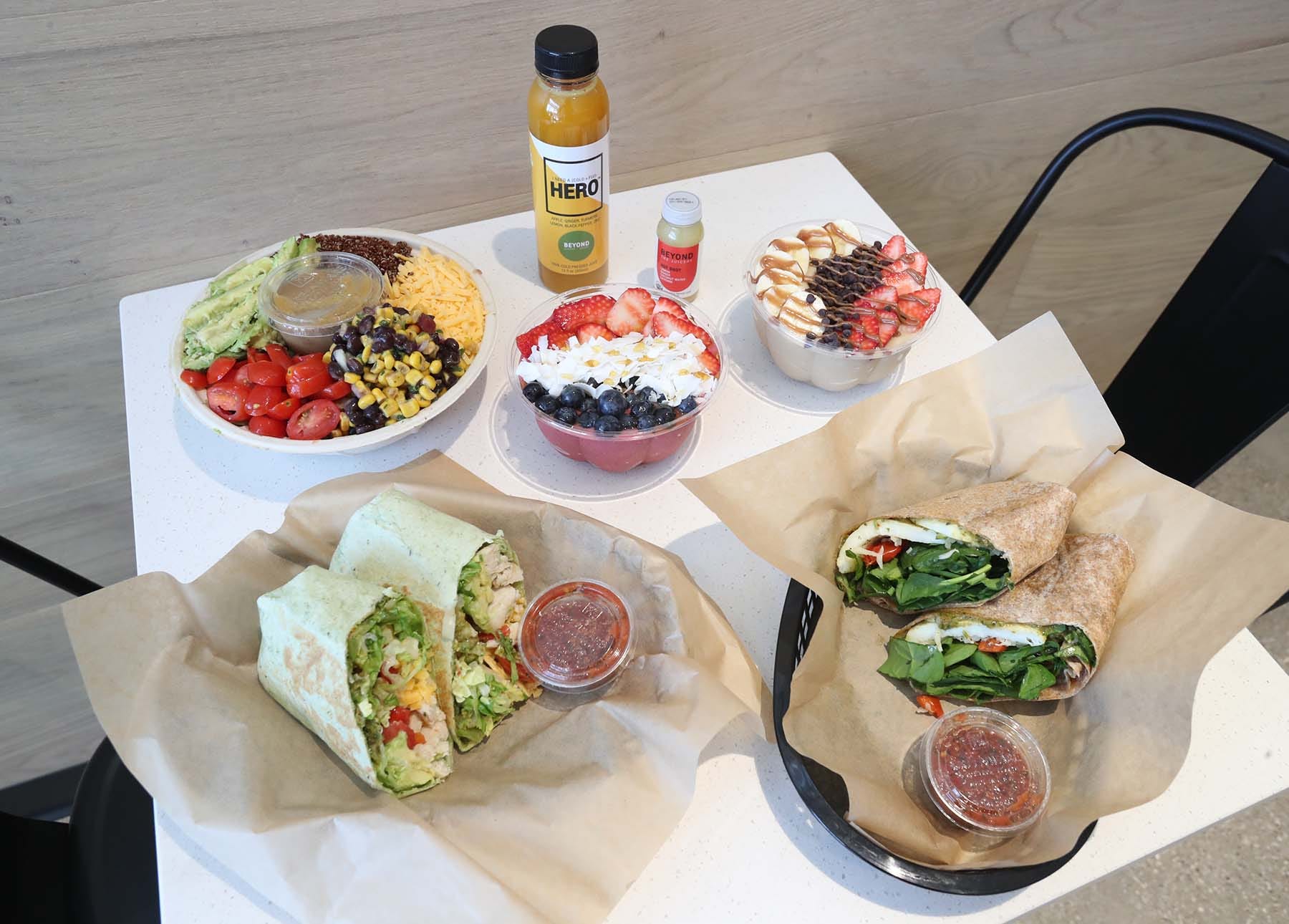 Juice, wraps, smoothies on menu at Beyond Juicery + Eatery in Green