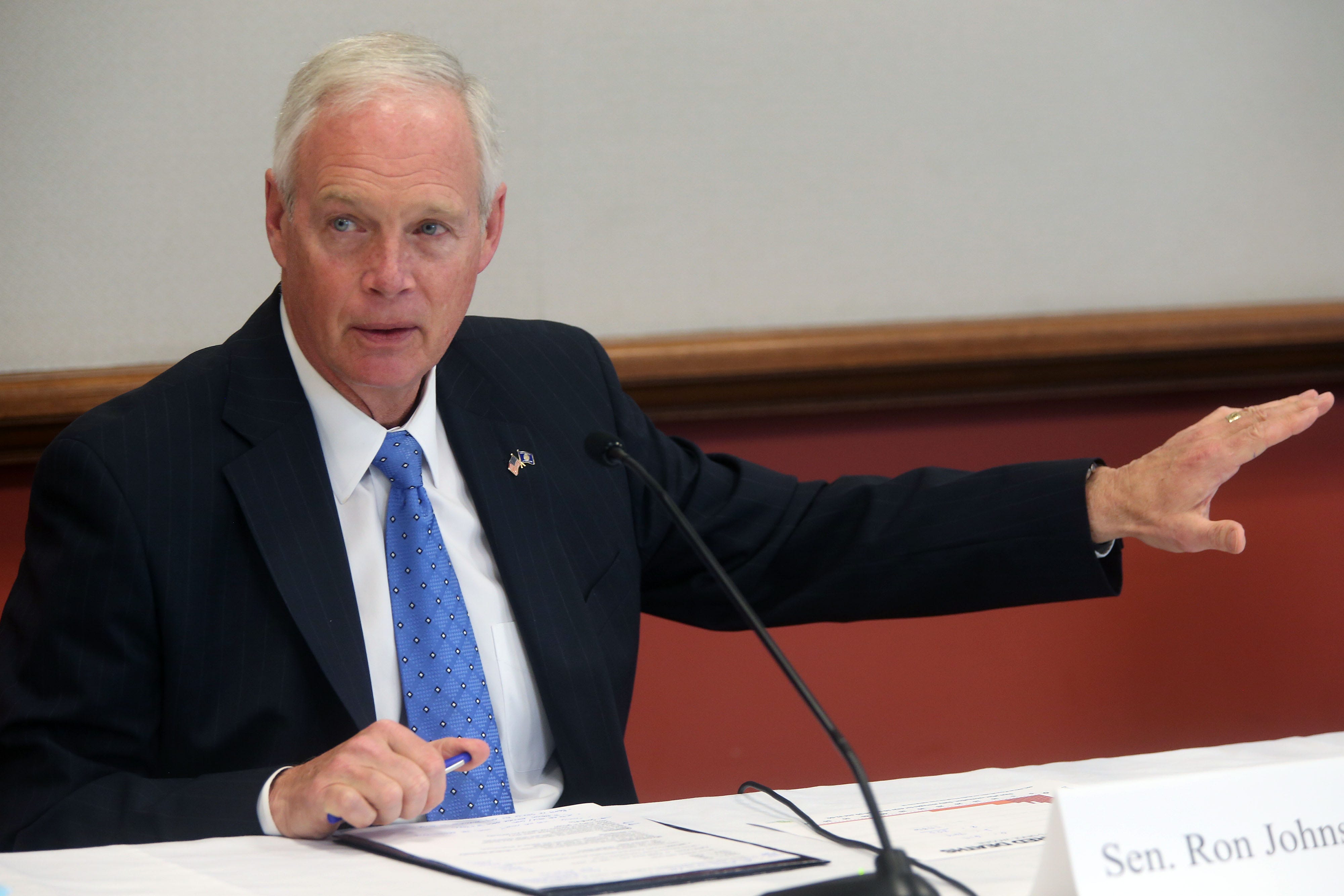 Ron Johnson defends news conference on COVID-19 vaccine side effects