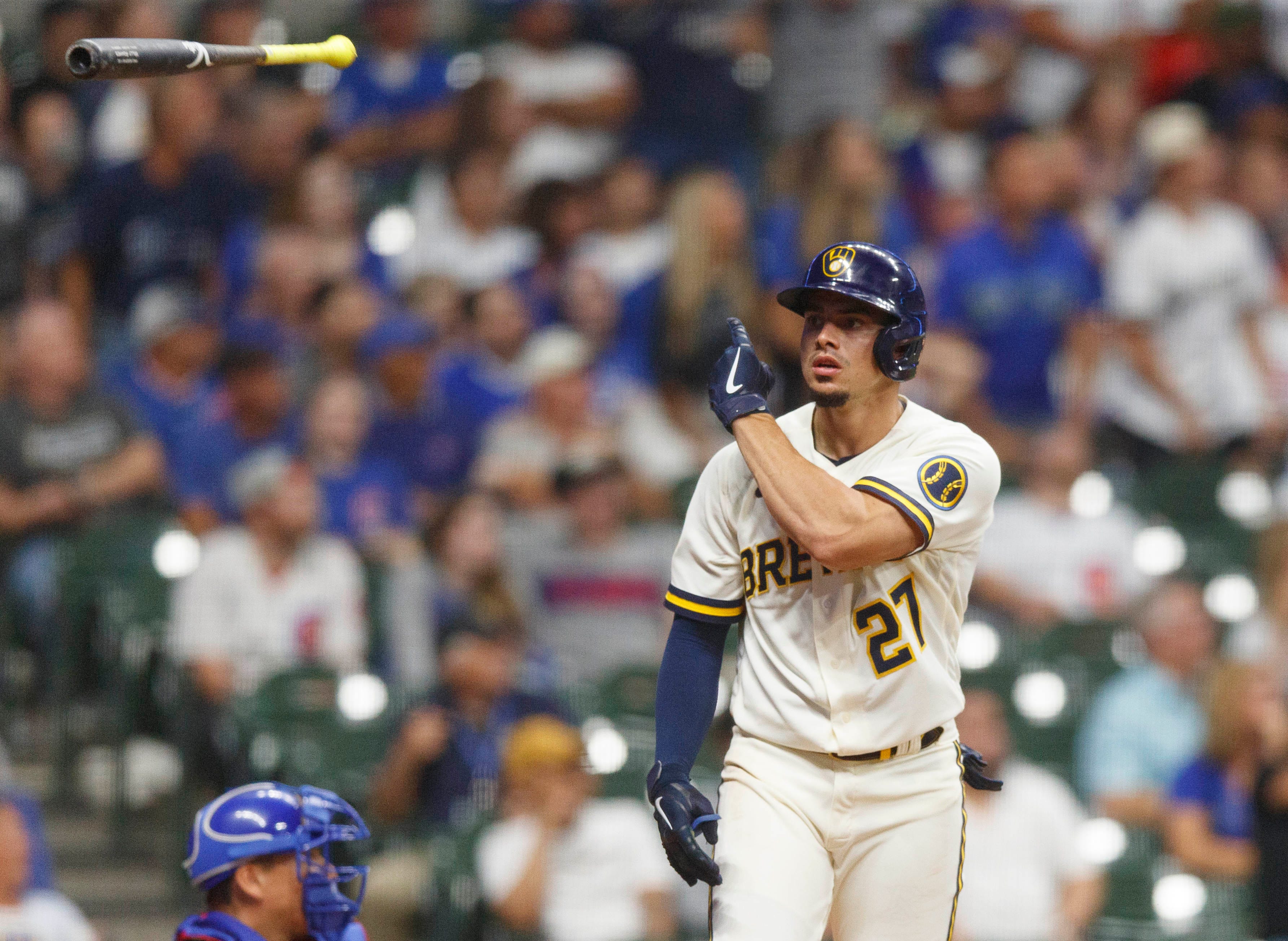 Willy Adames enjoyed his first taste of the Brewers-Cubs rivalry