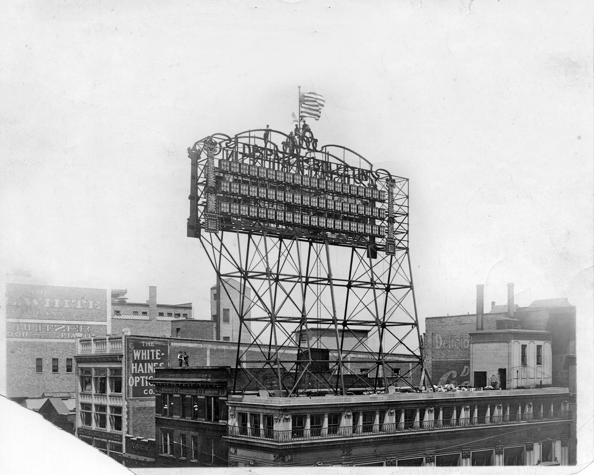 Iconic Dispatch sign changed to reflect 150 years of service