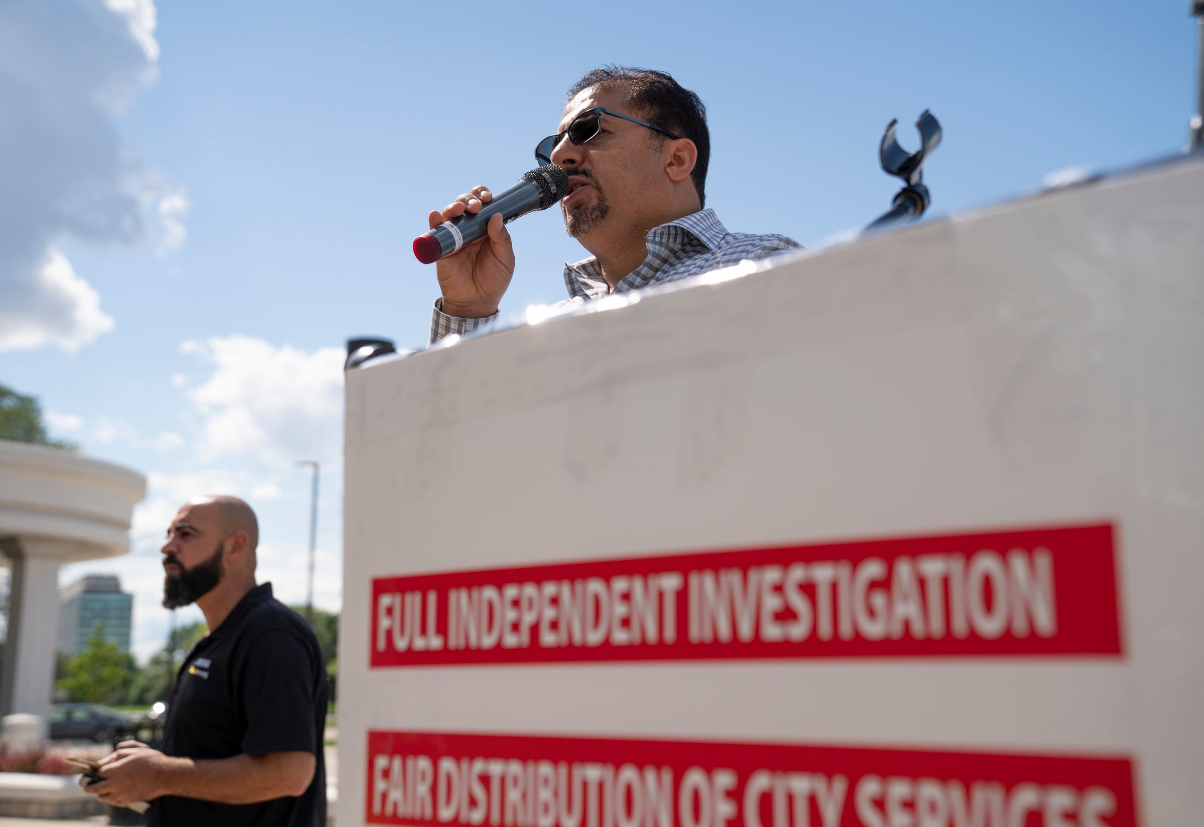 Dearborn residents protest city's flood response