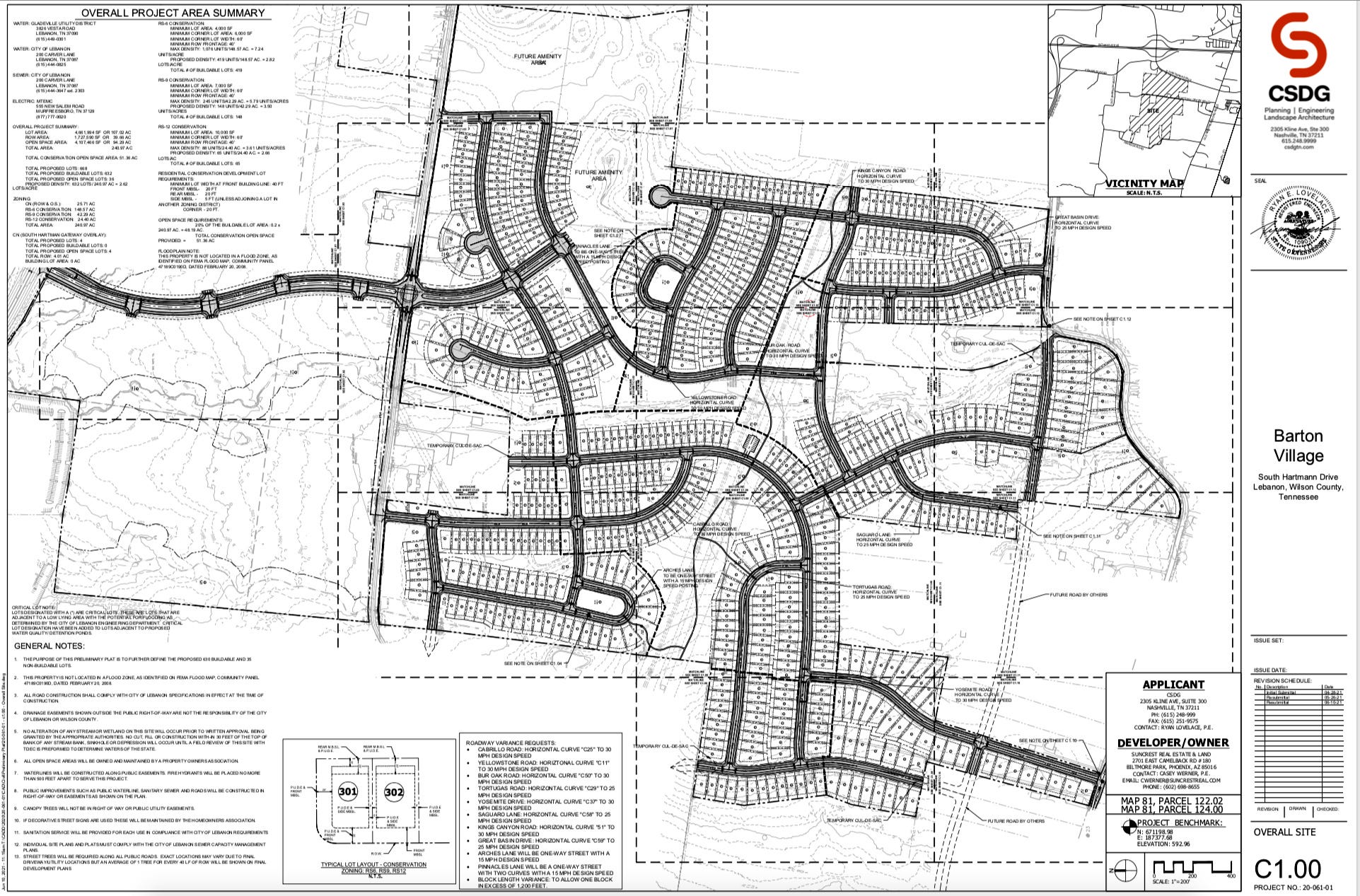 Lebanon Barton Village plan for 632 homes may signal change near I-40