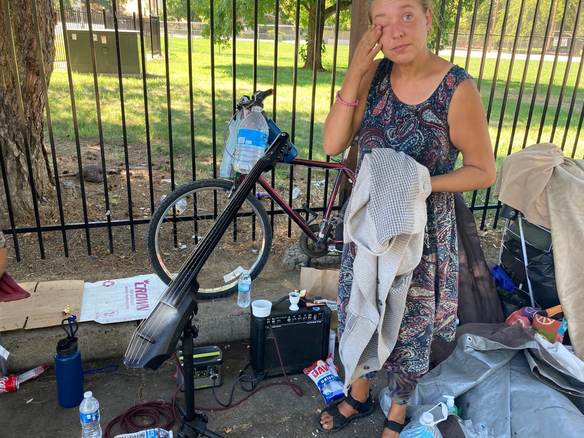 What it's like to be homeless in Redding when it's 113 degrees outside