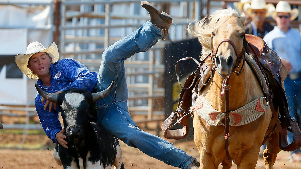 The International Finals Youth Rodeo continues in Shawnee on Tuesday ...
